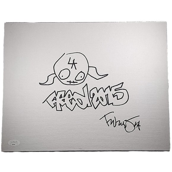 Fred Durst | Wall Decor | Fred Durst Limp Bizkit Signed Sketch Artwork ...
